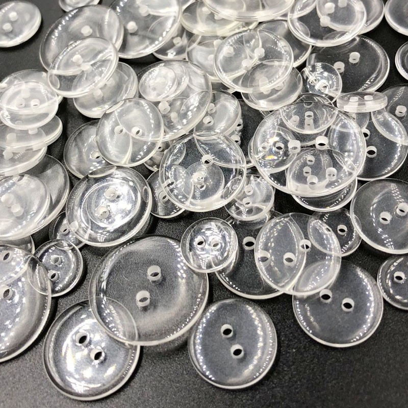 50 pcs 10mm/12mm/15mm/20mm/25mm Resin Sewing Buttons Plastic Buttons ...