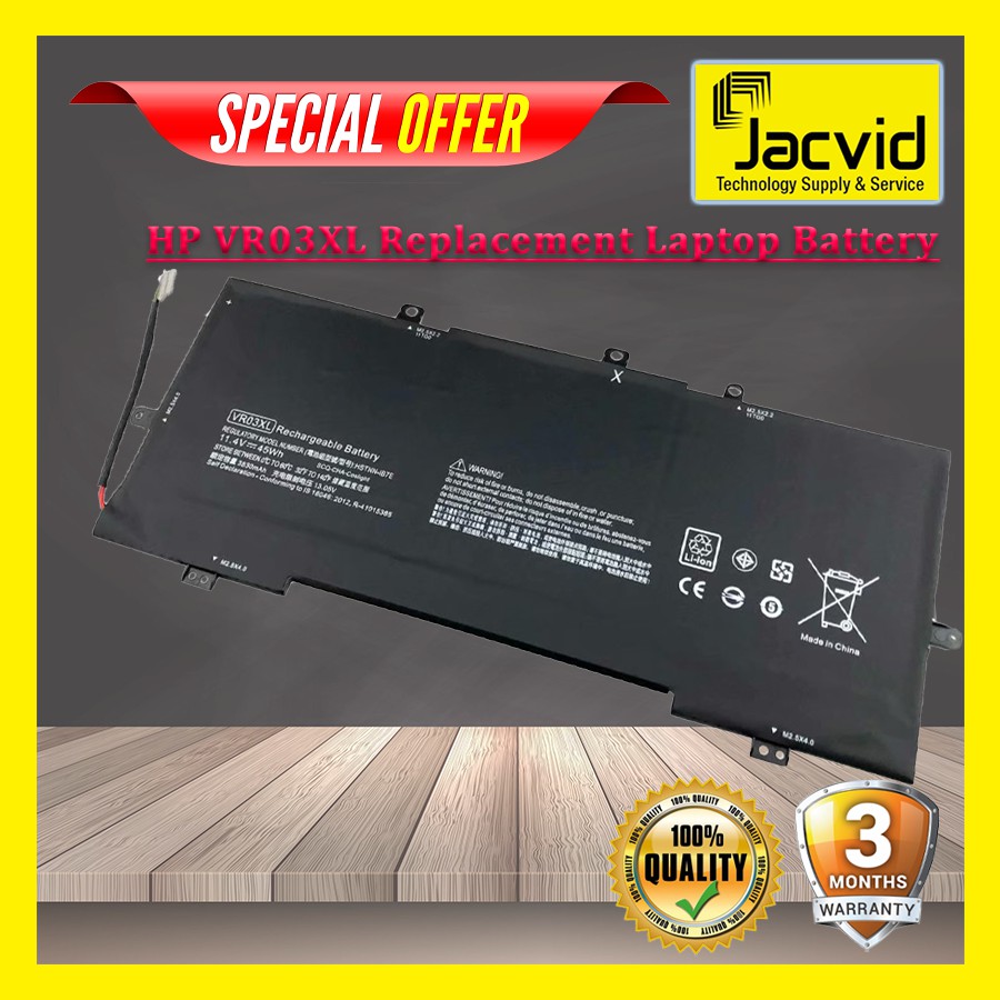 HP Compatible VR03XL Replacement Laptop Battery | Shopee Singapore
