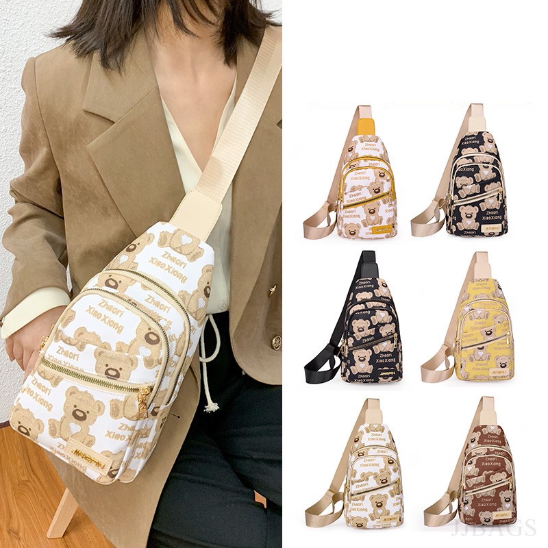 Chest Bag Women Fashionable Soft Leather Printed Backpack Casual Bags ...