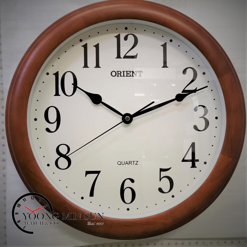 Orient Wall Clock OL207 Wooden Clock Jam Dinding Bingkai Kayu Jepun ...
