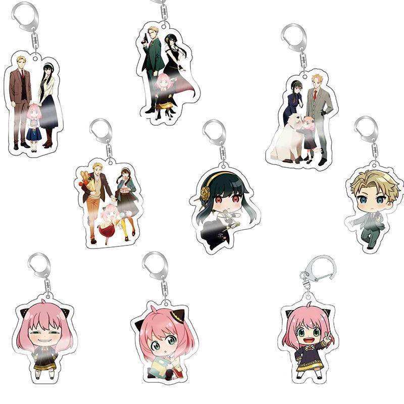 15 Styles SPY×FAMILY Loid Forger Anya Forger Yor Forger Keychain ...