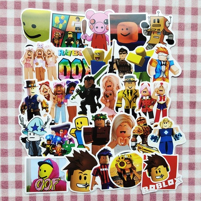 50pcs/set Cartoon Game Roblox Graffiti Stickers For Suitcase Snowboard ...