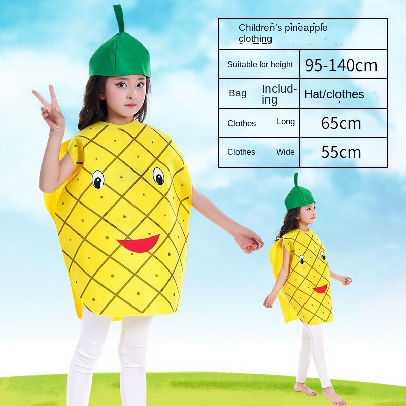 Nutrition Month Catwalk Stage Vegetable Dress Up Pineapple Strawberry Melon And Fruit Creative ...