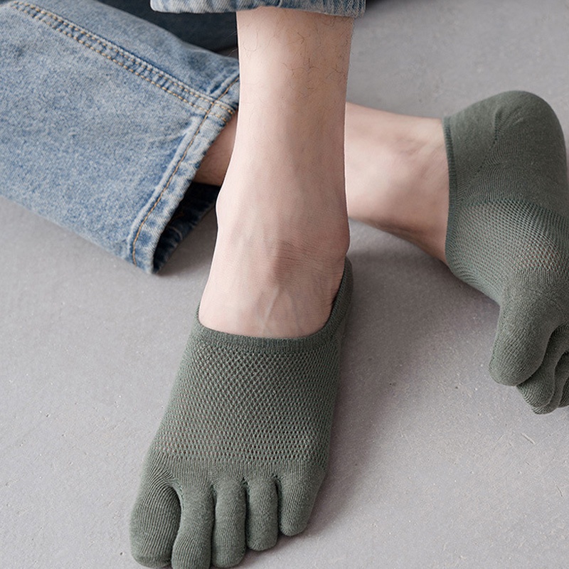 Man Cotton Short Socks Fashion Breathable Mesh Men Comfortable Casual ...