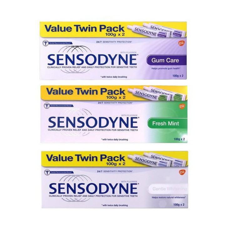 Sensodyne Toothpaste Value Twin Pack (100g x 2) | Shopee Singapore