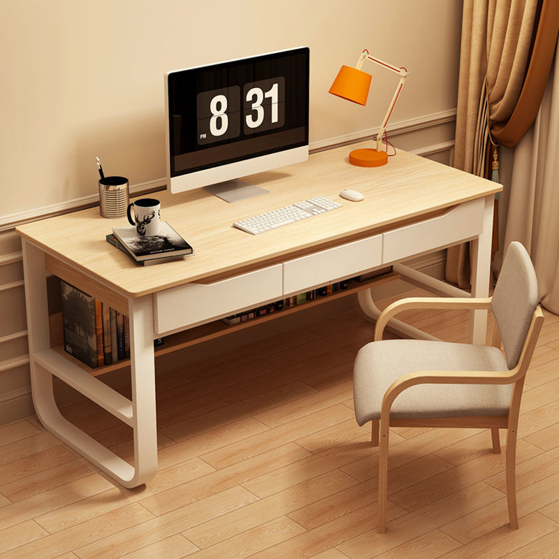 Study Table With Drawer Living Computer Desk Laptop Table | Shopee ...