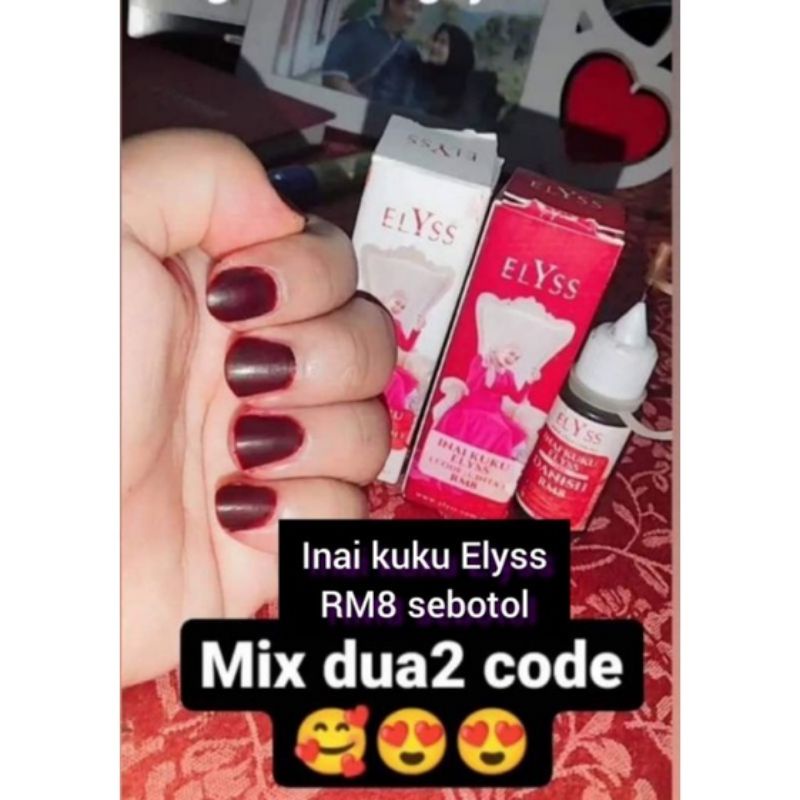 TELOQ FOUNDATION Inai Kuku Elyss Halal Mesra Solat / Inai Celup Elyss ...