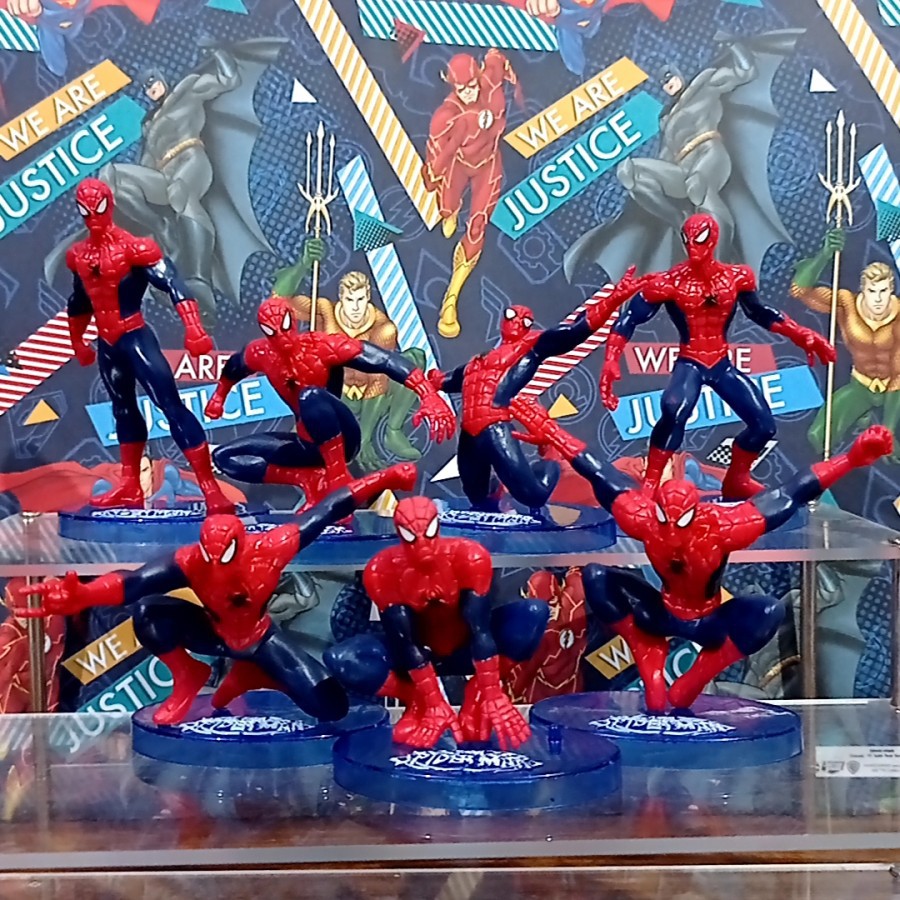Spider MAN Action Figures / Marvel SPIDERMAN Super Hero Miniatures set ...
