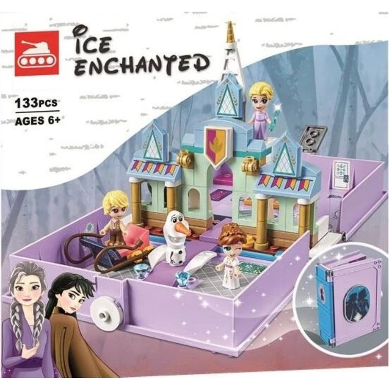 Bricks Building blocks Frozen Elsa and Anna | Shopee Singapore