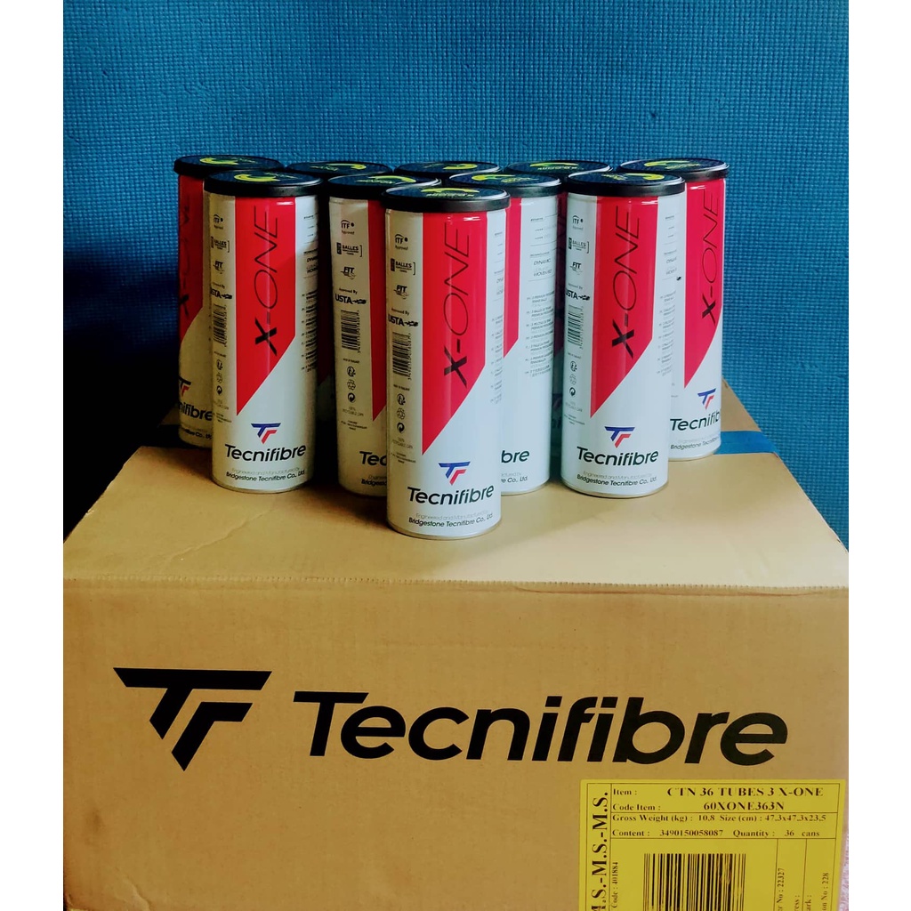 Tecnifibre X-One Tennis Ball (10 cans) | Shopee Singapore