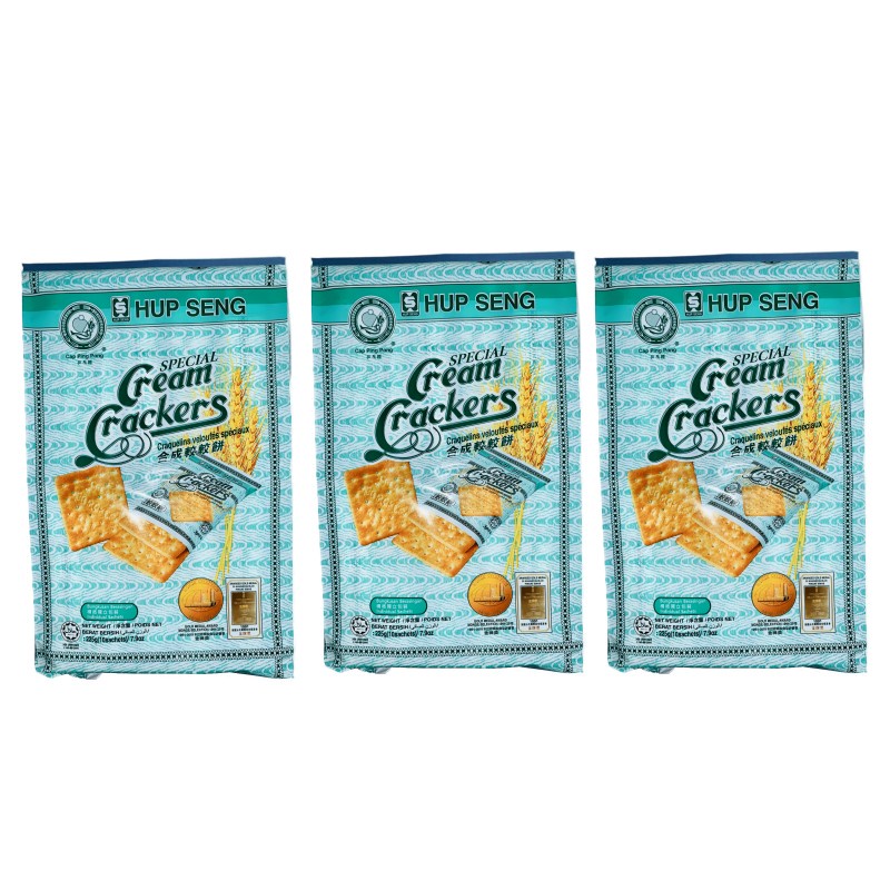 HUP SENG SPECIAL CREAM CRACKER-225g(10sachets) | Shopee Singapore