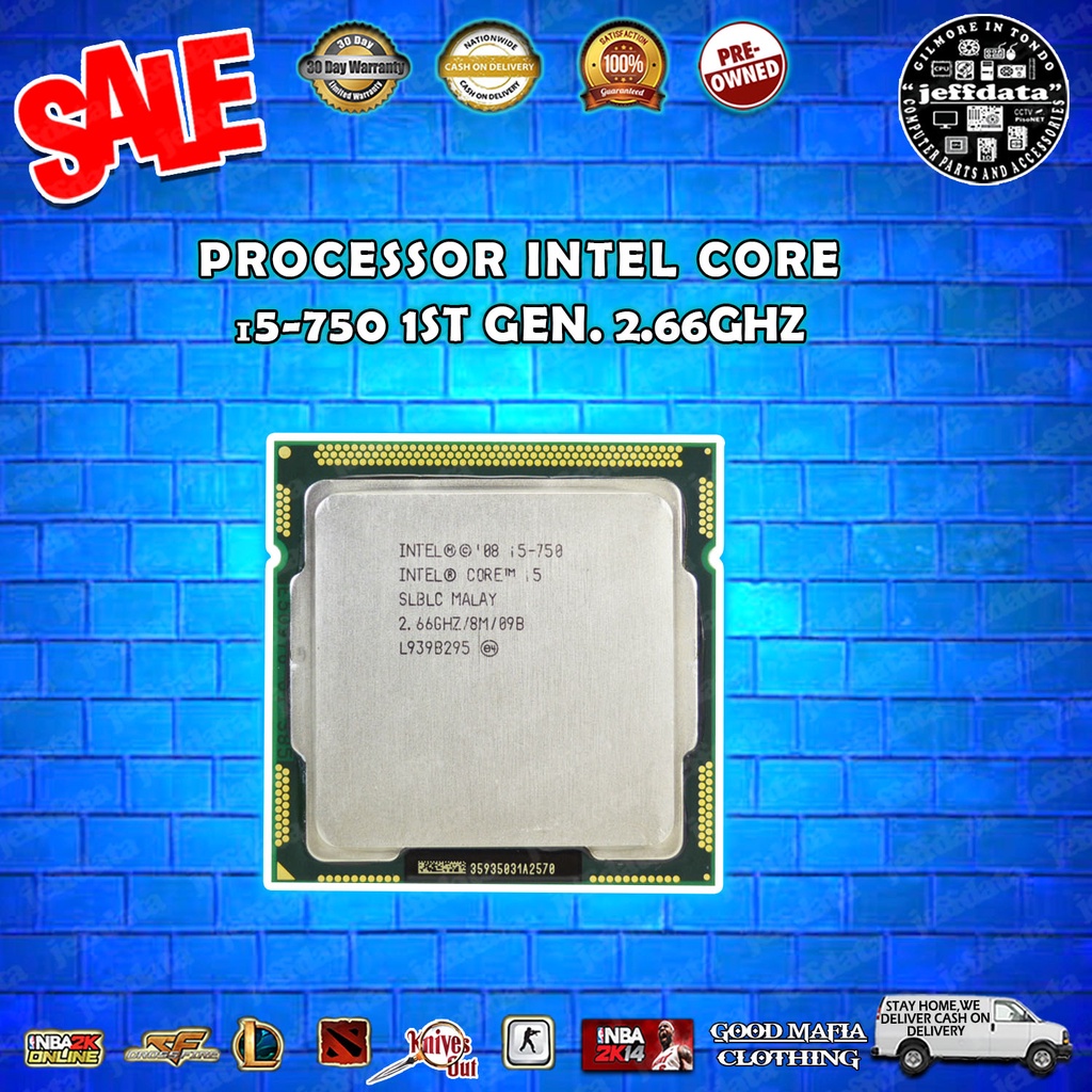 Processor Proci Intel Core i5-1st generation Socket 1156 for desktop ...