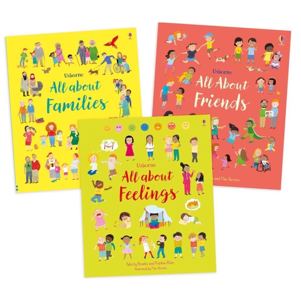 SG LOCAL STOCK ⌁ Usborne All About Feelings/Friends/Families Children ...