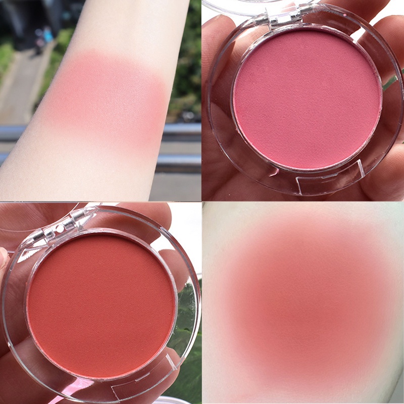 Milk Tea Blush Peach Pallete 6 Colors Face Mineral Pigment Cheek ...