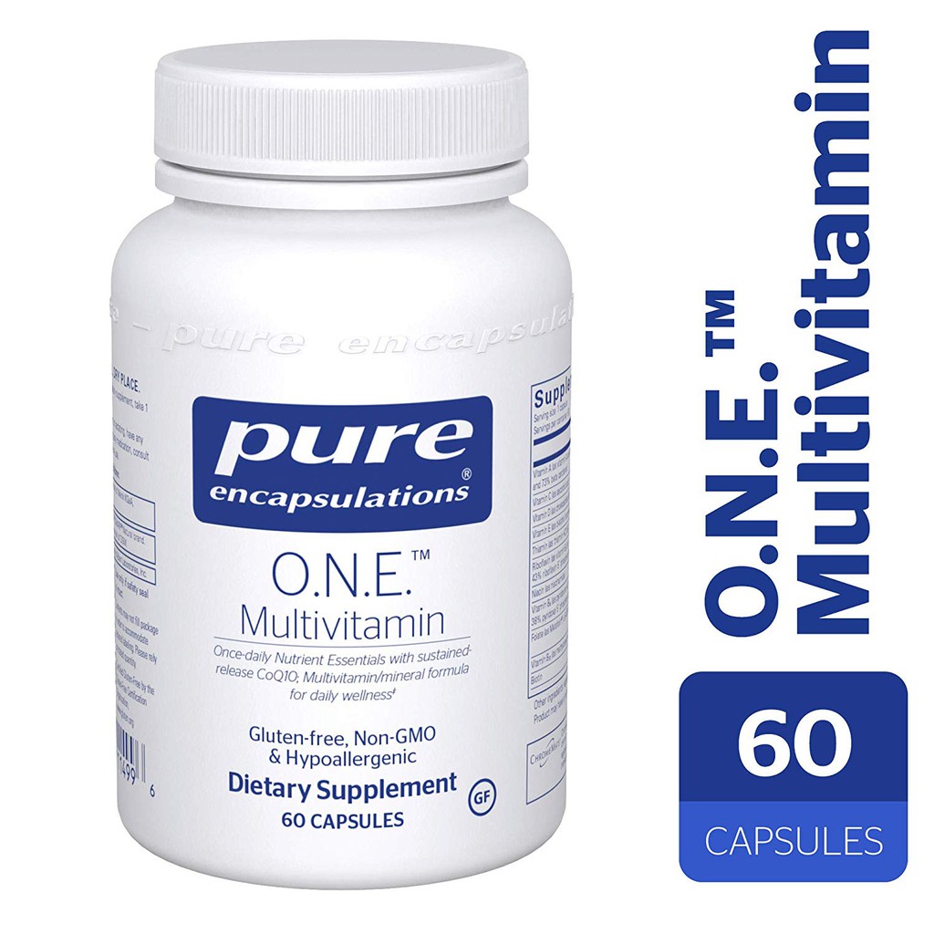 Pure Encapsulations O.N.E. Multivitamin, EXP 12/2026, 60 Veggie ...