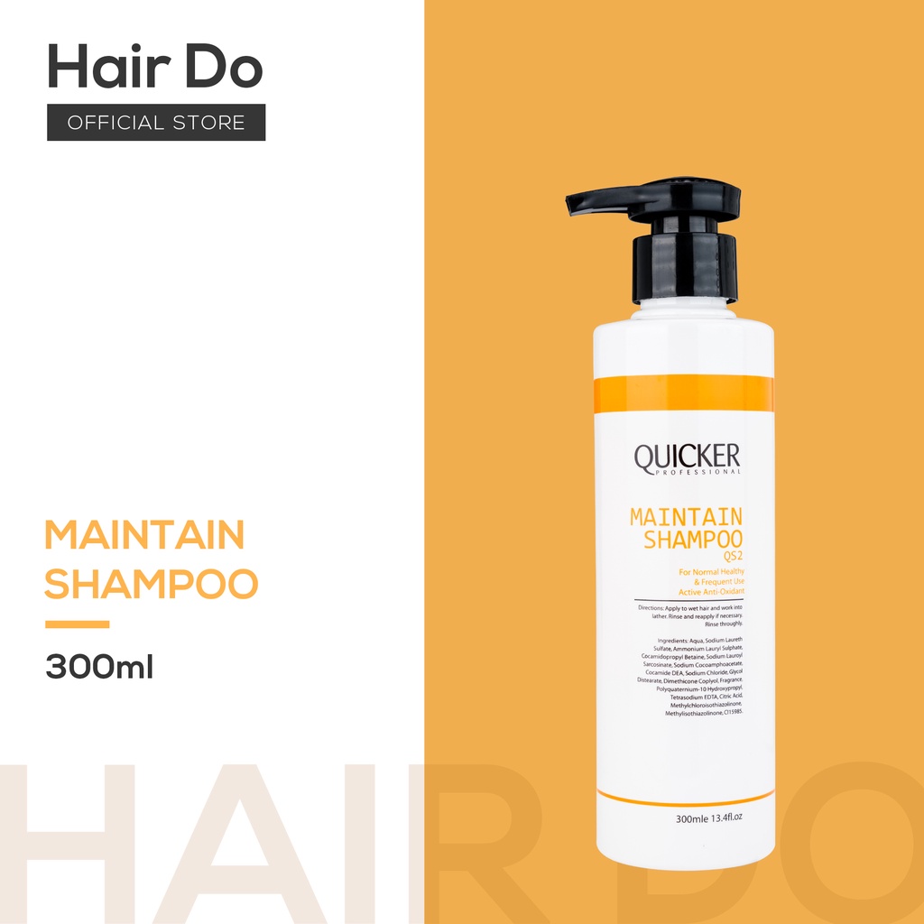 QUICKER MAINTAIN SHAMPOO (300ml) | Shopee Singapore