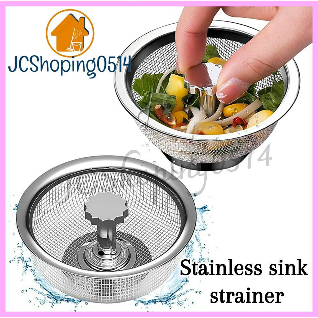 SHHM Kitchen Sink Drain Strainer Steel Mesh Basket Filter Stainless ...