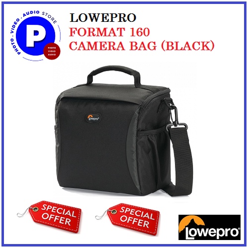 LOWEPRO FORMAT 160 CAMERA BAG (BLACK) | Shopee Singapore