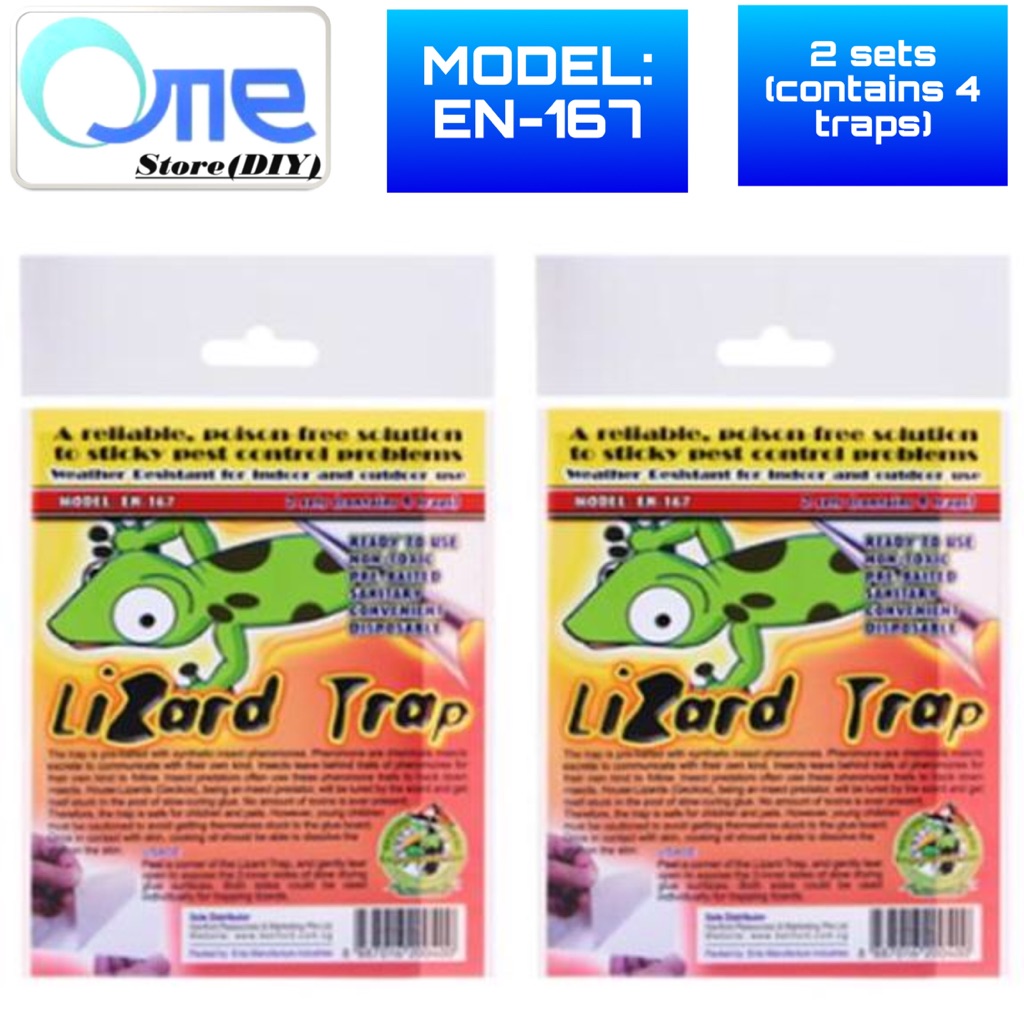 [Bundle of 2]Pest Stop Lizard Killer Lizard Trap Lizard Repellent ...