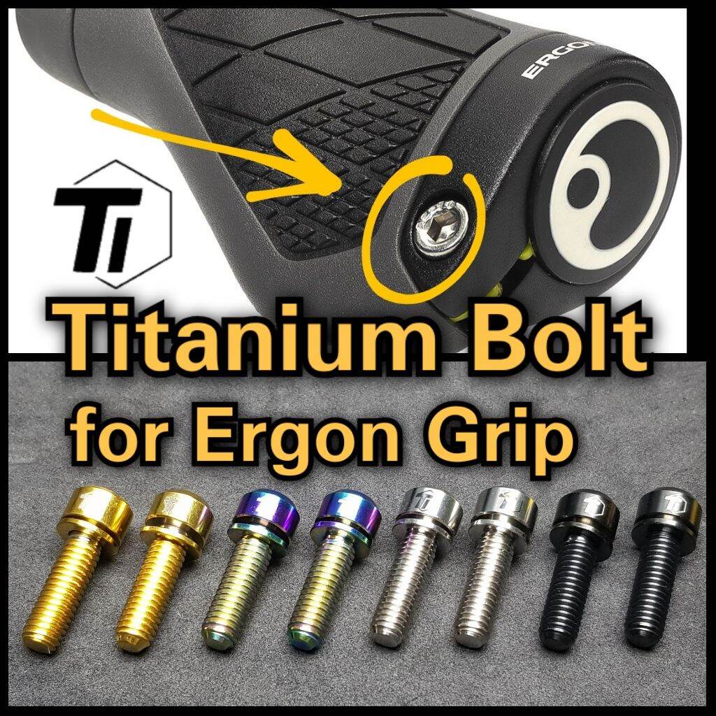 Titanium bolt for Ergon Grip GP1/ GP2/ GP3/ GS2/ GS3 GX2/ GFK, GA1 GP5 ...