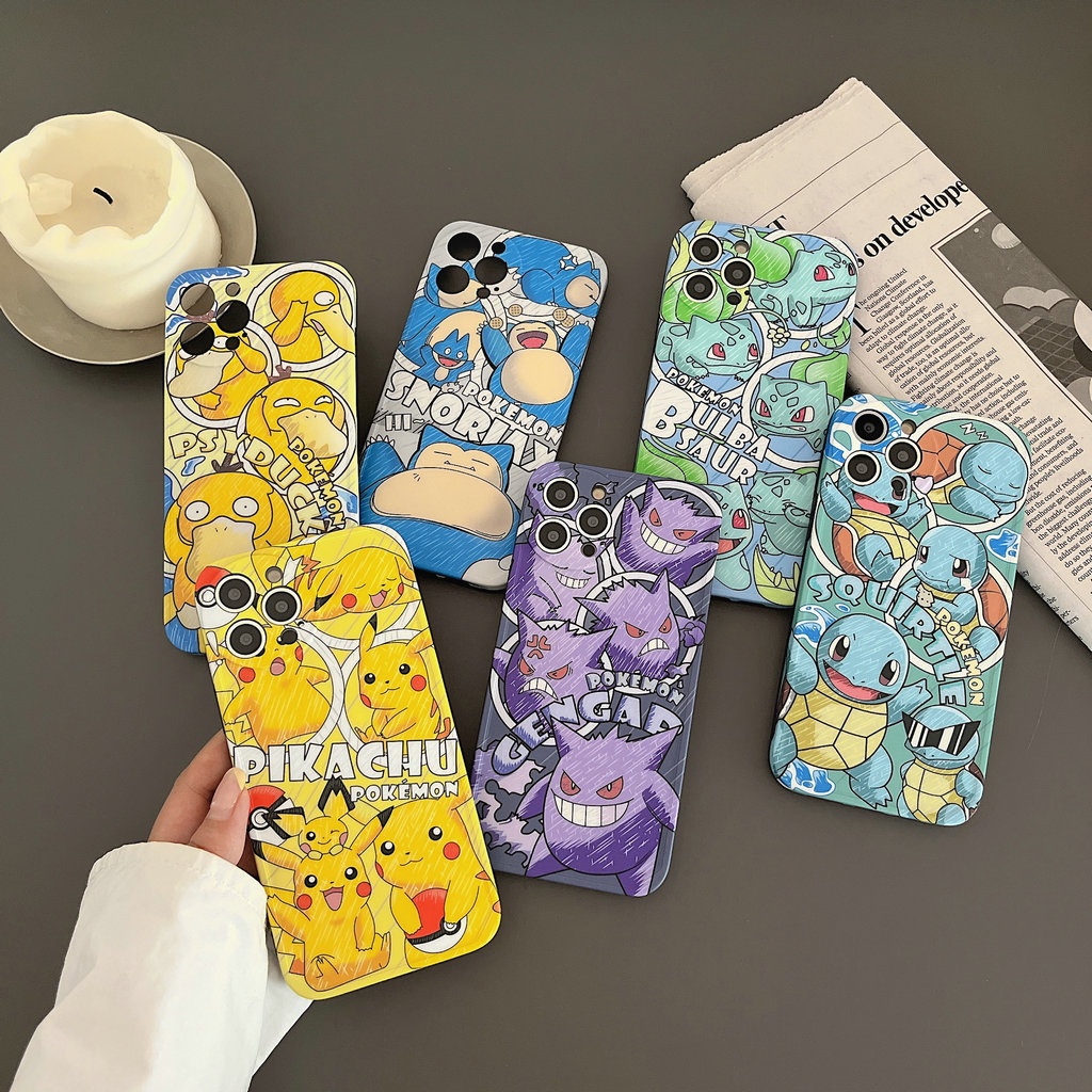 IMD Round Hole Pokémon Phone Case for iPhone 14 PRO 13 14 PRO MAX 13 ...