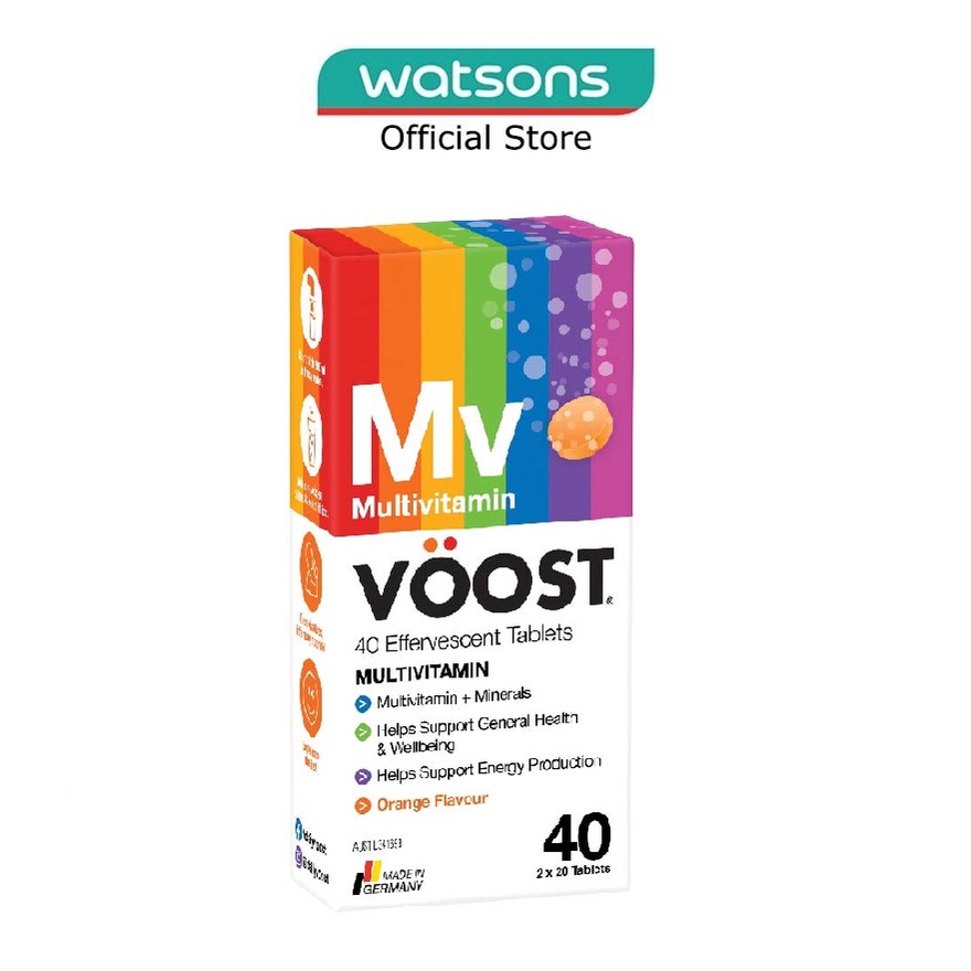 VOOST Multivitamin Effervescent Vitamin Supplement Tablet (Support ...