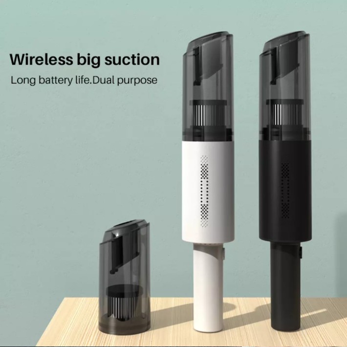 Vacuum Cleaner Rechargeable Cordless Cyclone 6000Pa Super Suction Dust ...