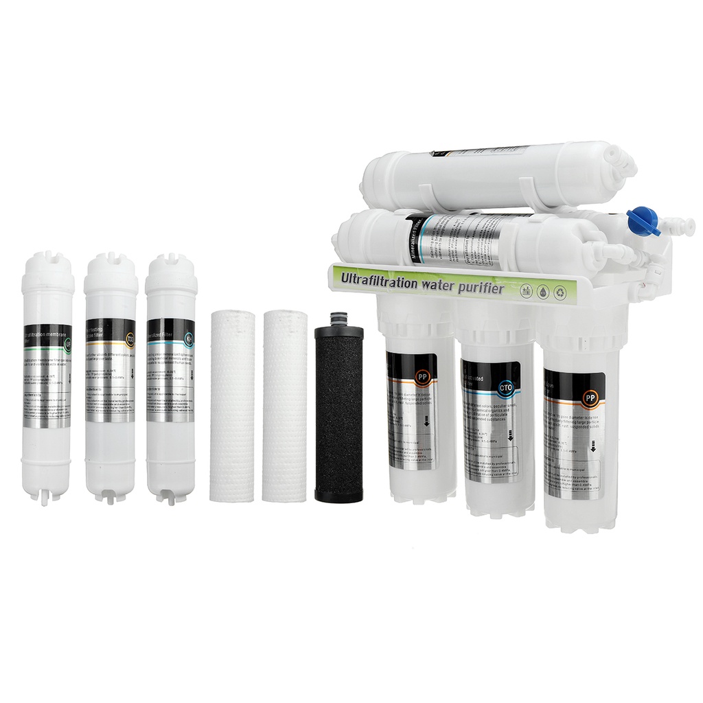 6 Stage 3+3 Mode Ultrafiltration Drinking Water Filter System Home ...