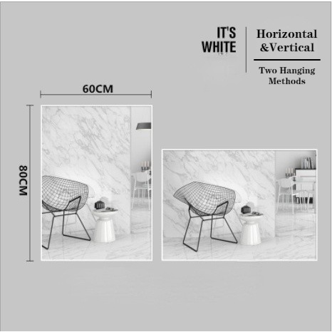 [SG Seller]Wall-mounted Bathroom Mirror Square Cosmetic Mirror with ...