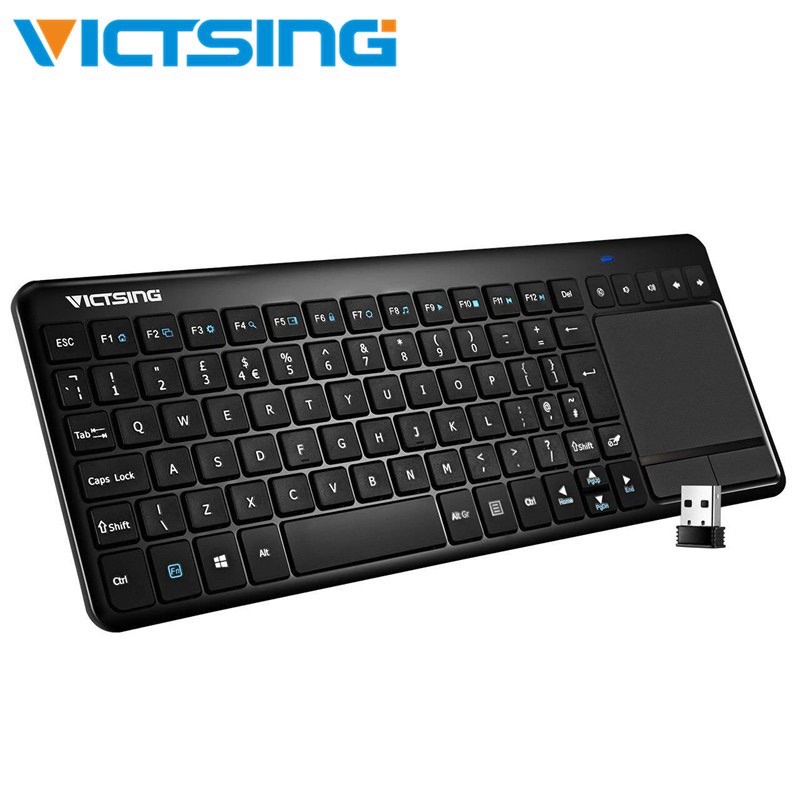 (SG shop) VicTsing Ultra-Slim Mini Wireless Touchpad Keyboard, Wireless ...