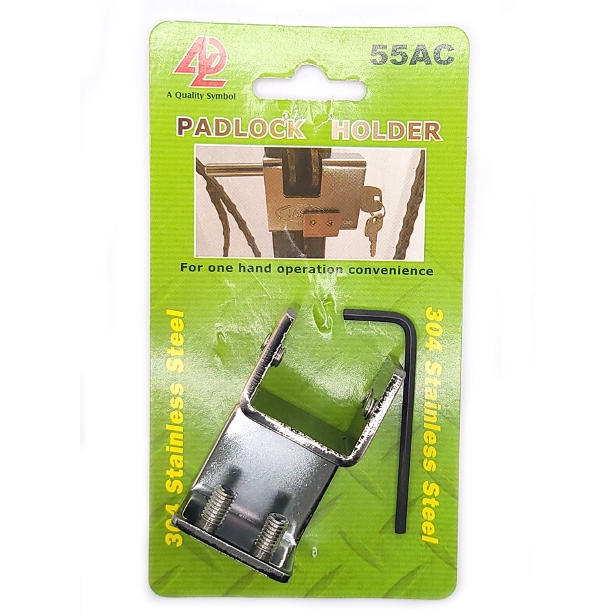 [SG SHOP SELLER] Stainless Steel Padlock Holder For New & Old HDB Gate ...
