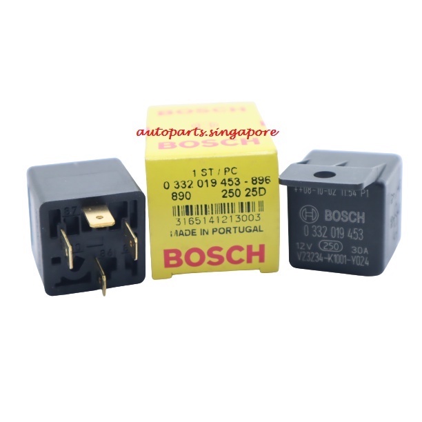 Bosch Automotive Relay 87 0332019453 12V 30A 4 pins MADE in Portugal ...