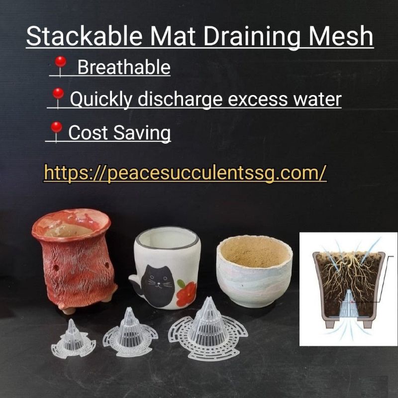 Gardening Tools _ Set of 10 _ Stackable Mat Draining Mesh/Drainage ...