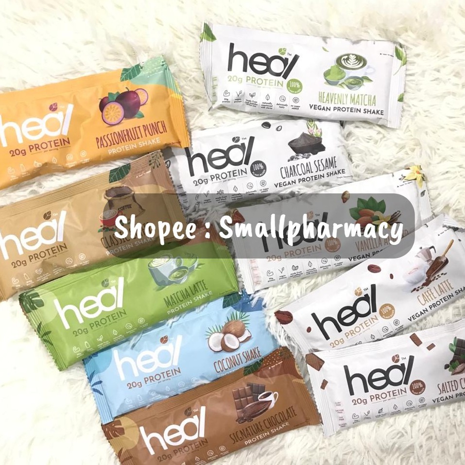 Heal high protein powder sachet (vegan available) | Shopee Singapore