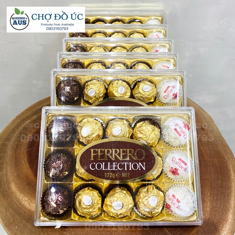 Ferrero Rocher Collection Chocolate Box of 3 typical types - imported ...