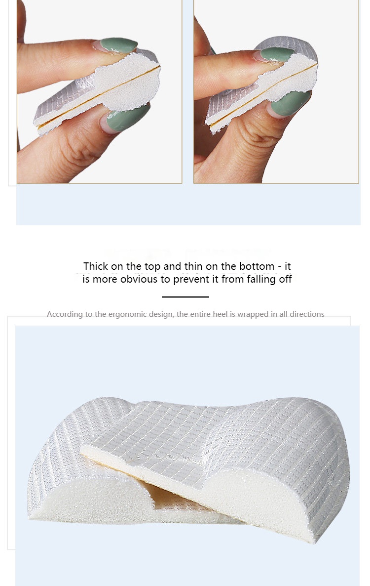 1 Pair Women Inserts for Heels Stickers Heel Protector Pad High Heel ...