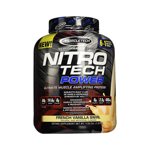 Muscletech Nitrotech / Nitro tech power 4lbs | Shopee Singapore