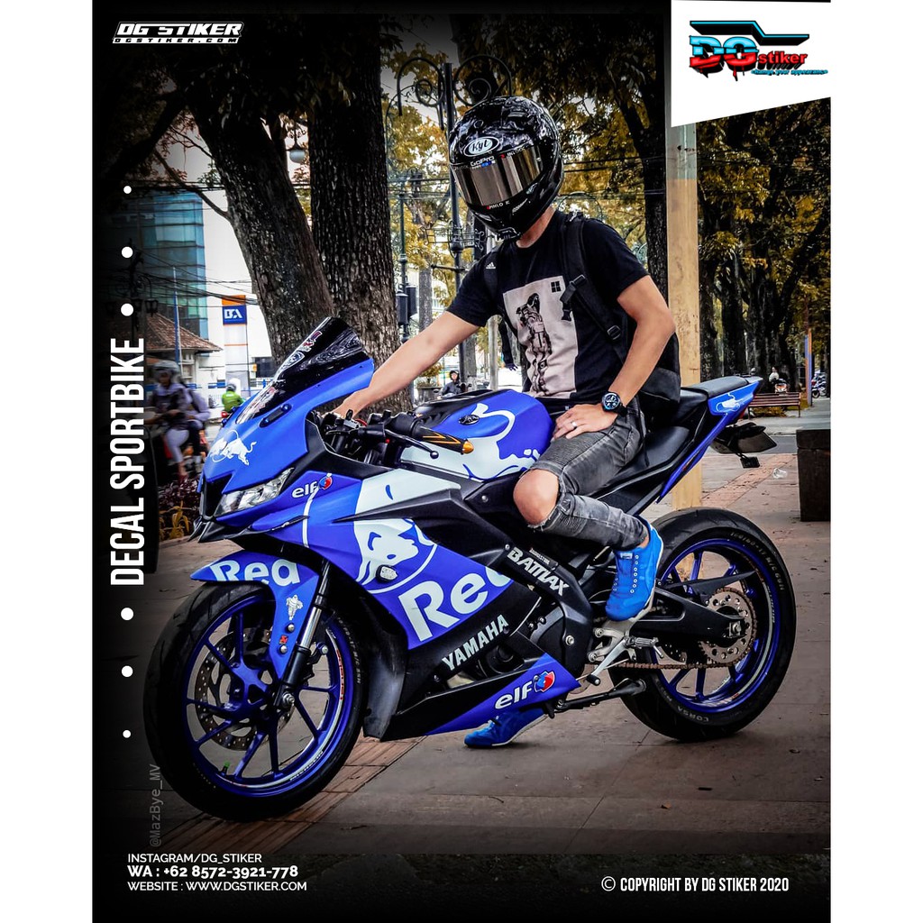 Decal sticker R15 V3, sticker R15 V3, decal sticker R15 V3, Striping ...