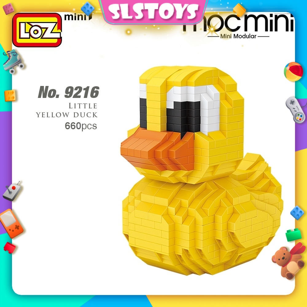 LOZ IDEAS Mini Block iBLOCK FUN 9216 Little Ducking Duck Pancoat ALTiPS ...