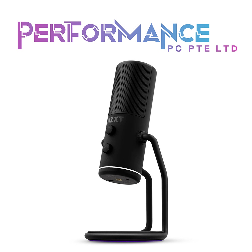NZXT Wired USB Microphone Black/White (2 YEARS WARRANTY BY TECH DYNAMIC ...