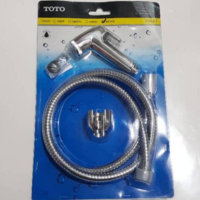 Shower Spray TOTO THX 20 MCRB (Chrome) | Shopee Singapore