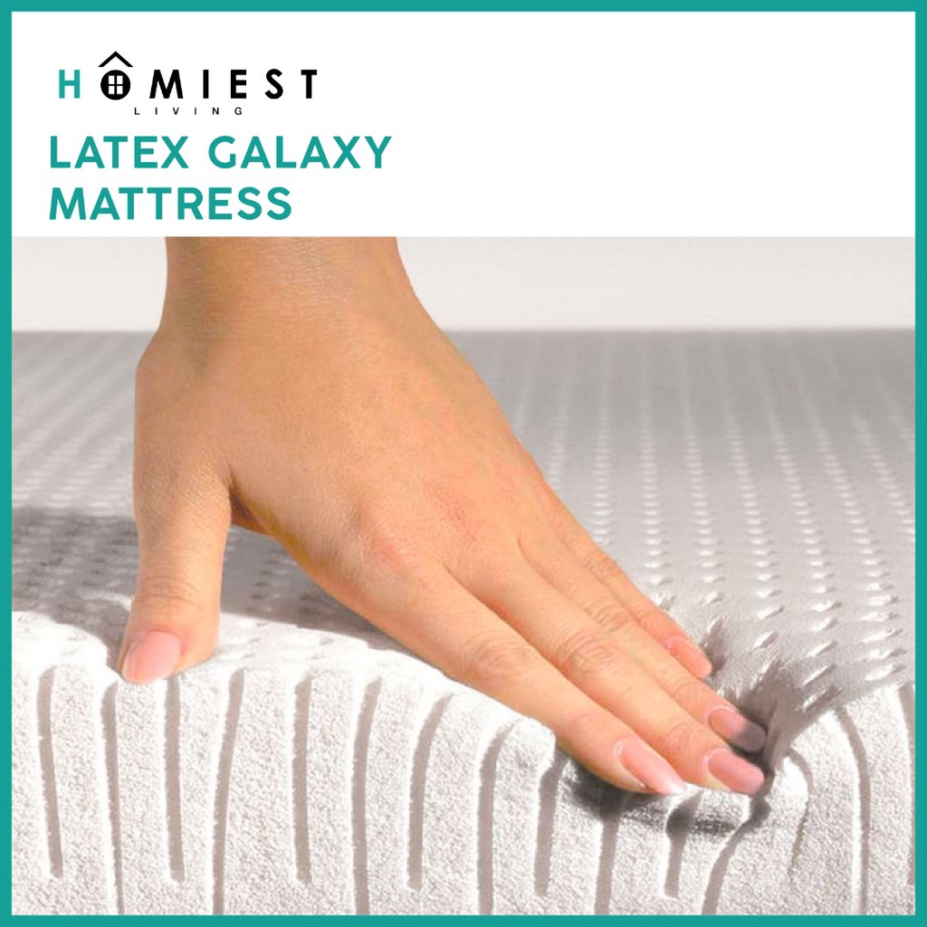 [HOMIEST] GALAXY 6" Single Latex Mattress with Premium Knitted Fabric ...