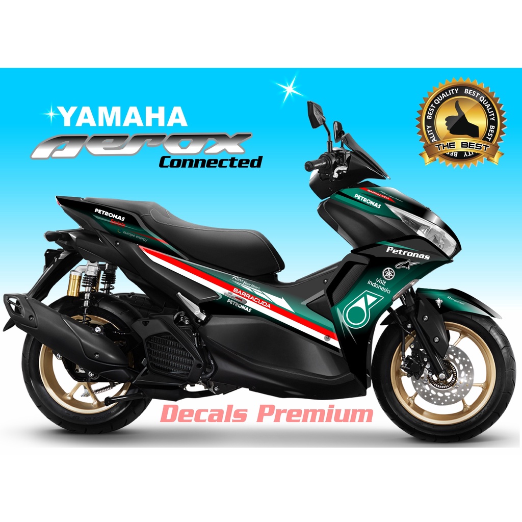 Decal AEROX NEW PETRONAS/STICKER AEROX 2021/AEROX CONNECTED | Shopee ...