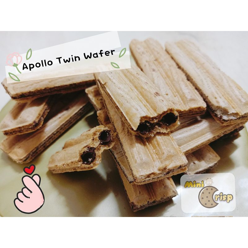 Biskut timbang /Apollo Twin Wafer /巧克力威化棒 250gm/500gm | Shopee Singapore