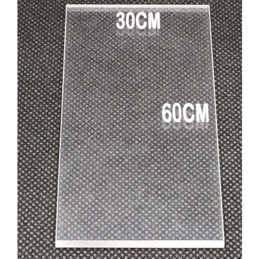 30X60CM Acrylic sheet laser pre cut perspex plastic plexiglass | Shopee ...