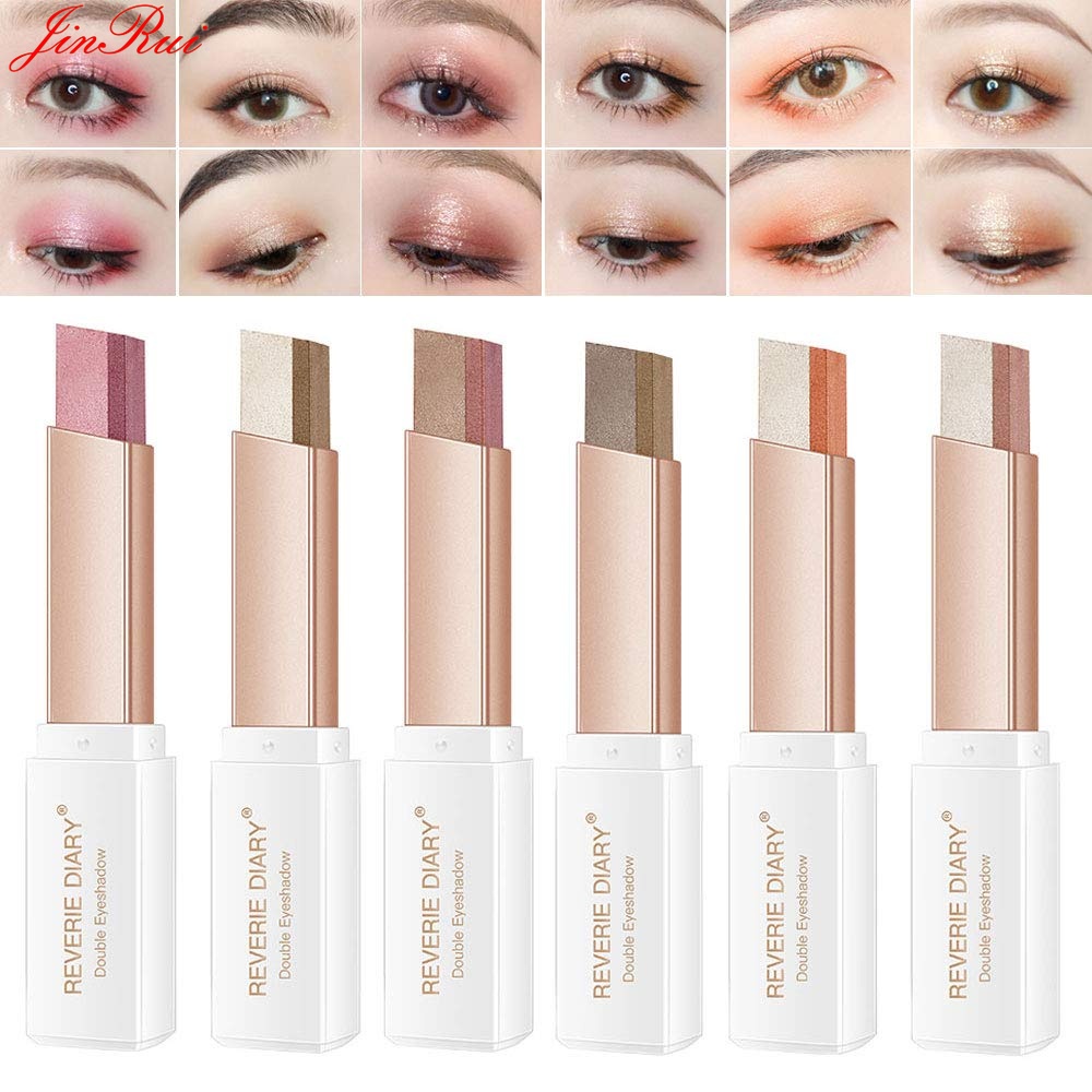 Eyeshadow Stick (2nd Gen Upgraded Rotation), Double Colors Eye Shadow ...