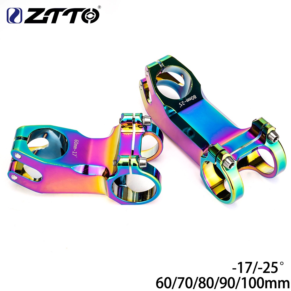 ZTTO MTB Road Bike Stem 31.8 x 60 70 80 90 100mm 17 Degree 25 Degree ...
