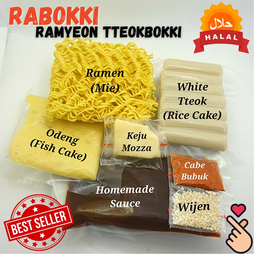 Rabokki / Raboki Ramyeon Ramen Tteokbokki / Tokpoki / Topokki with ...