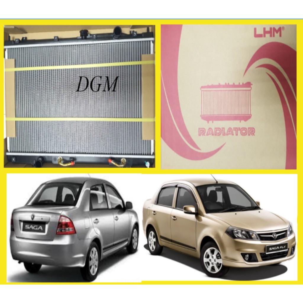 LHM Proton Saga BLM FL FLX Radiator / Tangki Air Kereta Ketebalan PA26 ...