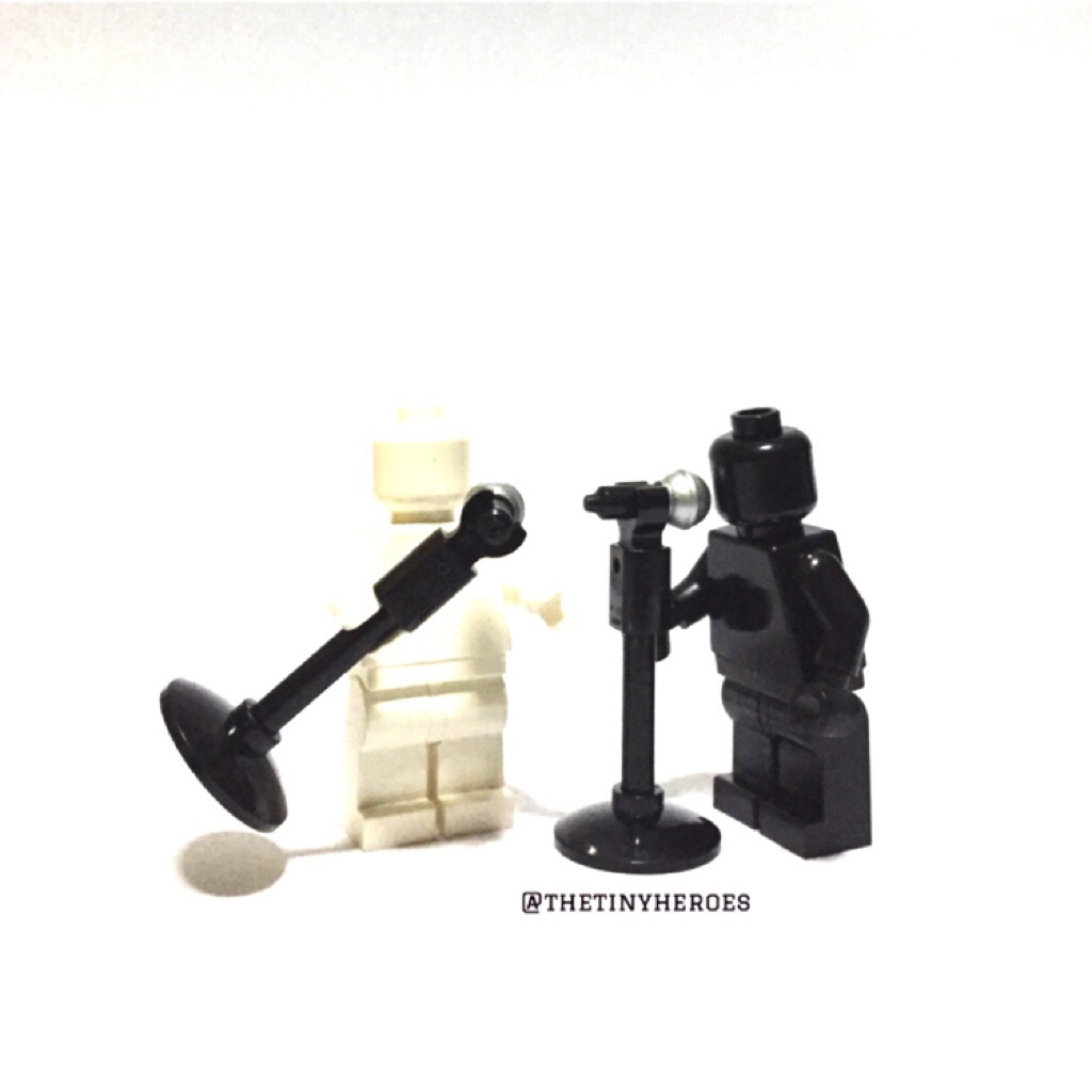 Lego Microphone stand with Microphone - Minifigure Accessories by ...